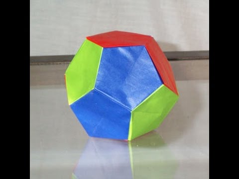 Origami dodecahedron instructions | The Secrets of Origami