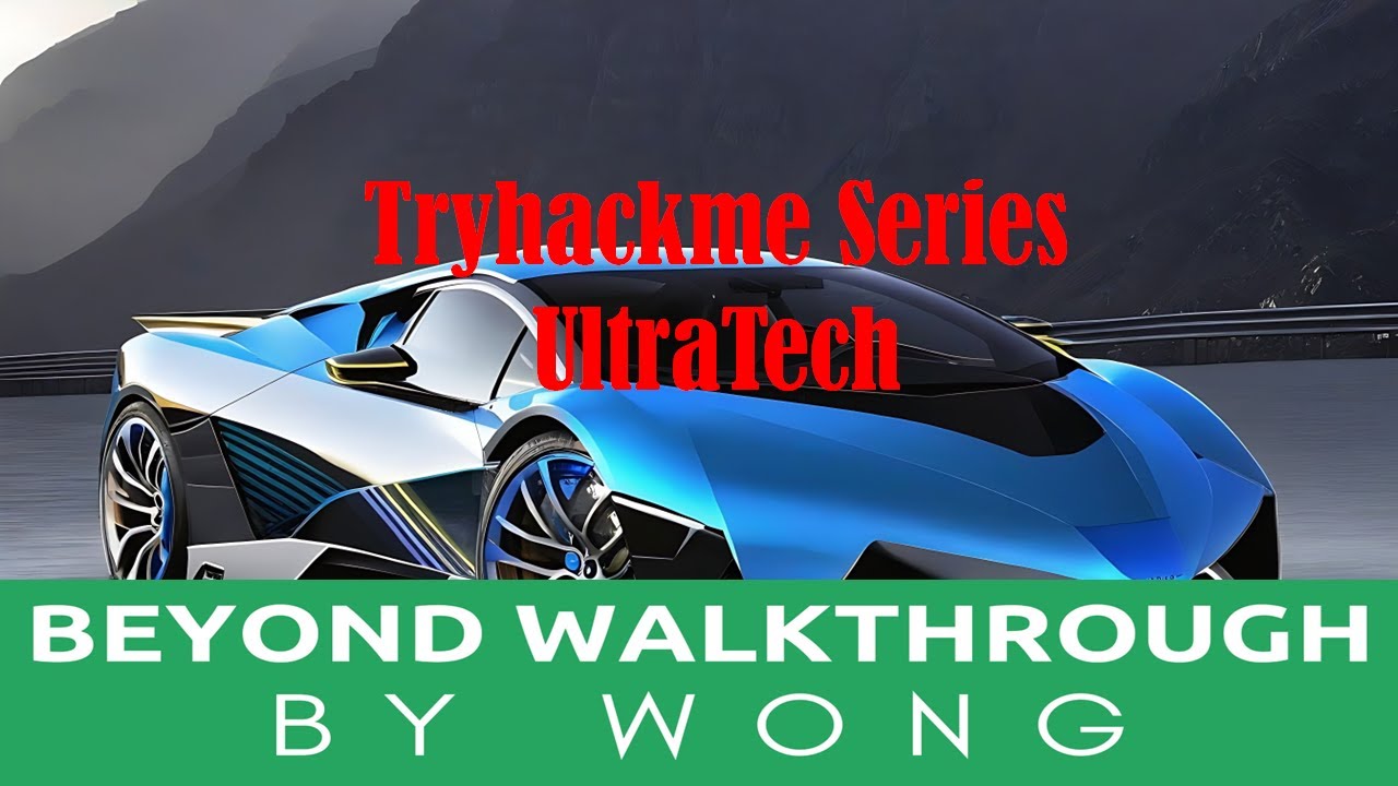Cyber Security | Ethical Hacking | Pentesting Lab | Tryhackme |  UltraTech