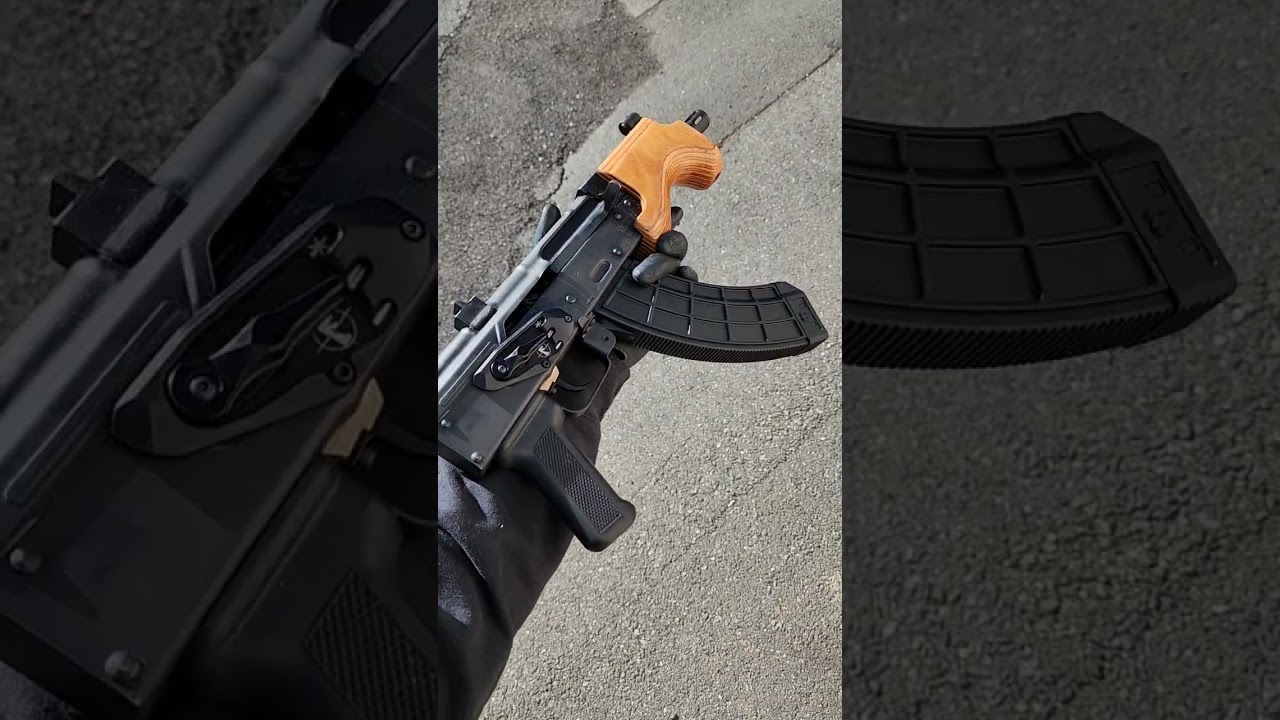 Micro Draco with binary trigger