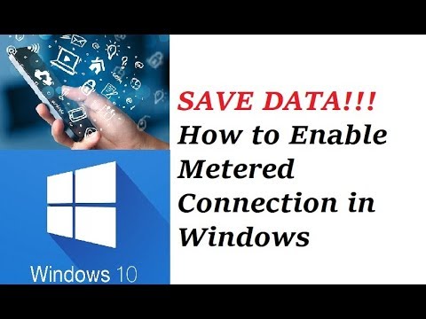 Save Mobile Data: How to enable Metered Connection on Windows 10 (HINDI)