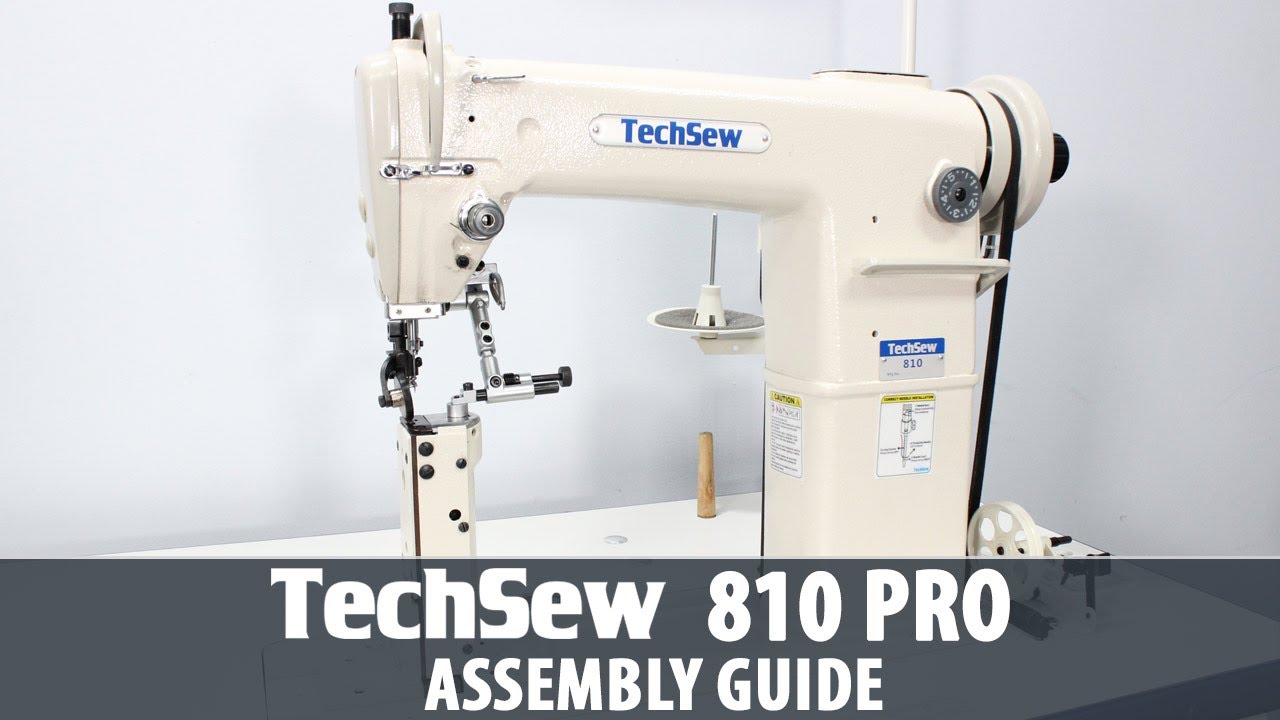 Techsew 810 Pro Assembly Guide
