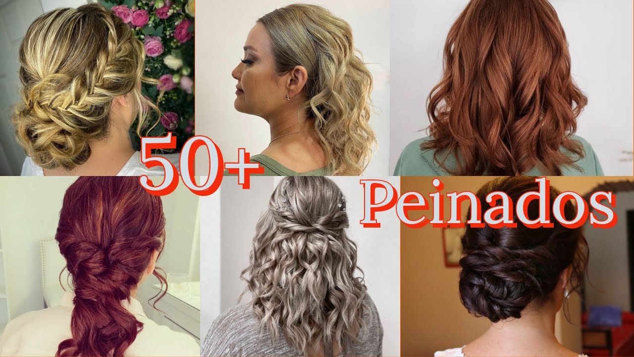 PEINADOS 2024 /2025 PARA SEÑORAS DE  45+50+60 PARA TODO TIPO DE FIESTA O EVENTO PEINADOS MODERNOS