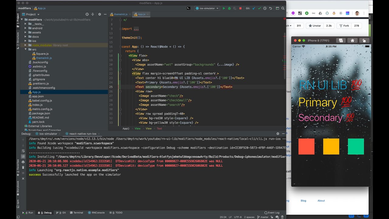 #4 - ThemeManager | REACT-NATIVE-UI-LIB Overview