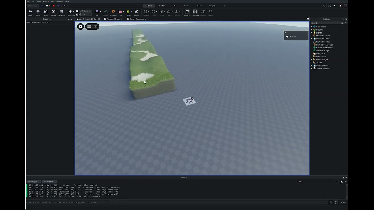 Roblox Procedural Terrain Generation | Dynamic World Demo