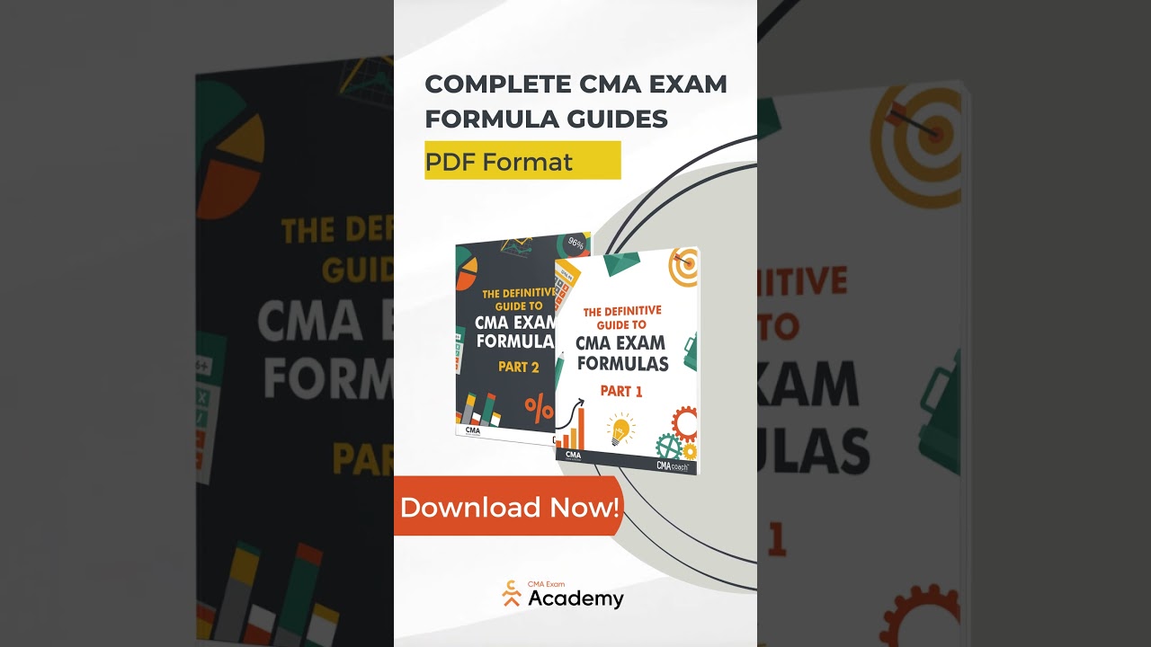 Complete CMA Exam Formula Guides | PDF Format