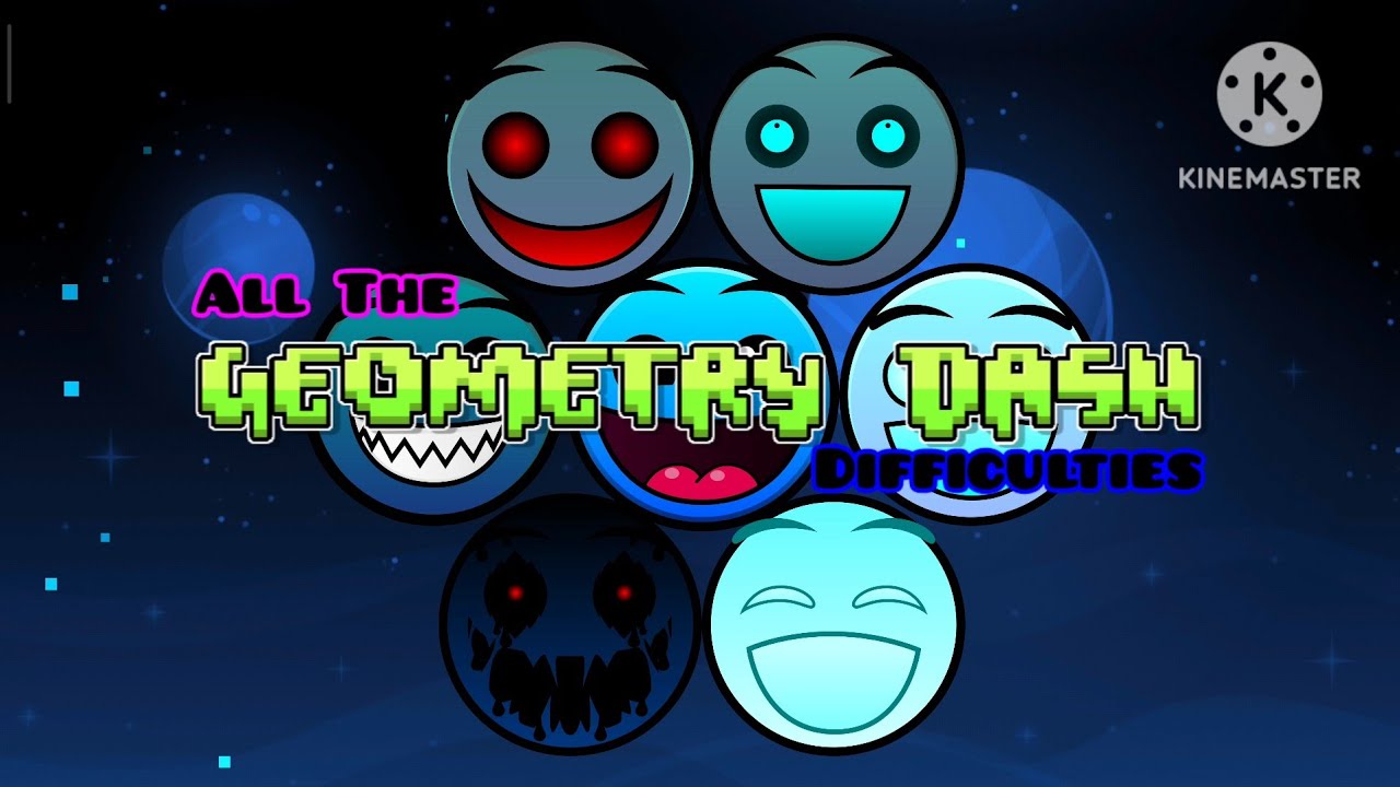 Custom Geometry Dash Difficulty Faces (2 Year Special)