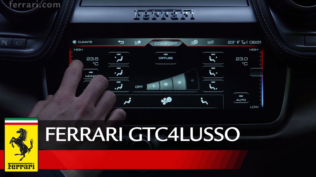 Ferrari Gets Nerdy over the Infotainment System in the GTC4Lusso ...