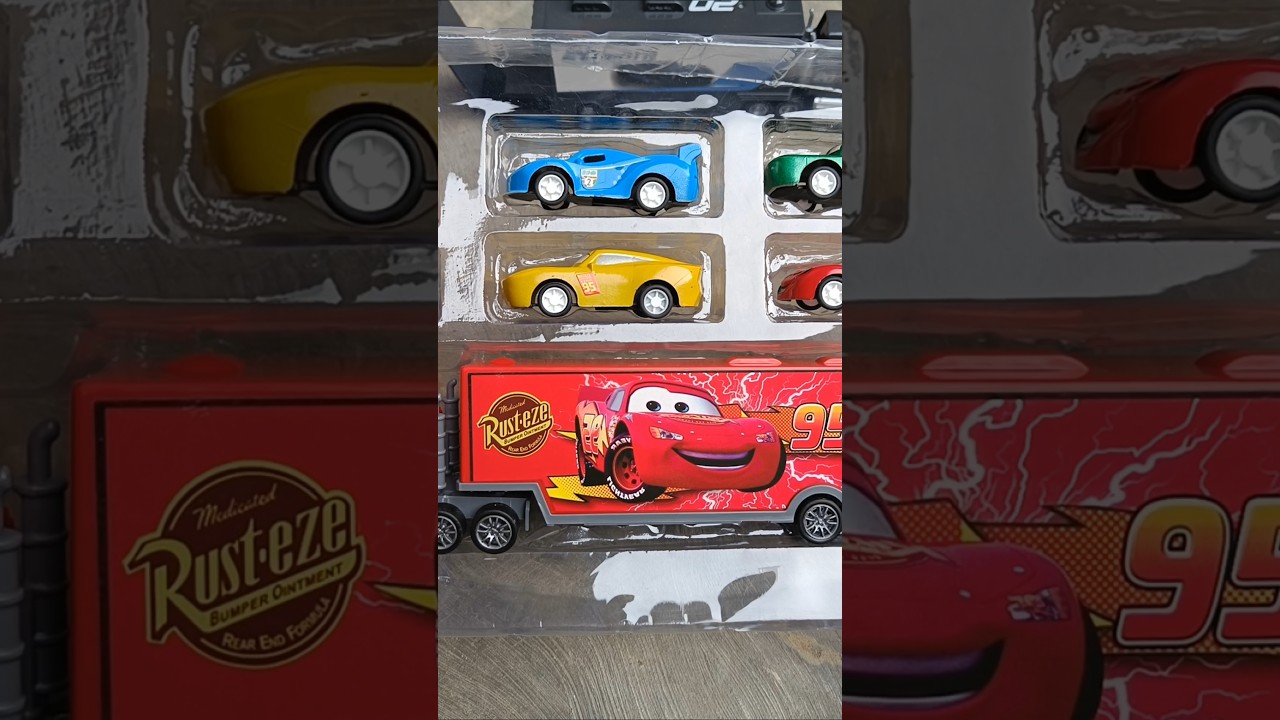 ASMR Unboxing and Testing Lightning McQueen, Jackson Storm, Pixar Cars ASMR No Talking #toys #asmr