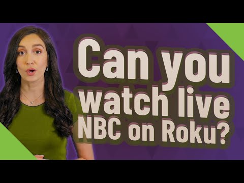 Can you watch live NBC on Roku?