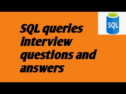 sql queries interview questions and answers