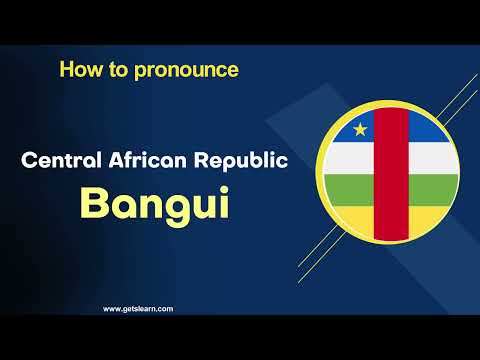 How to Pronounce (Central African Republic) in English Correctly