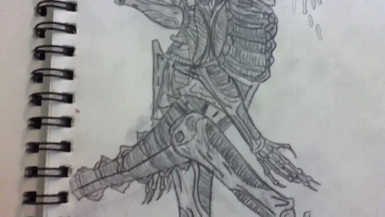 My avp (alien) drawings