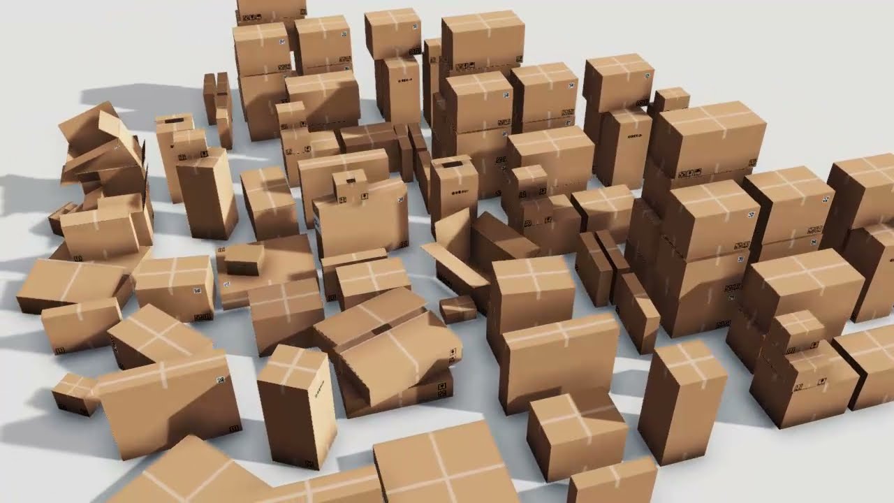 Megapoly.Art - Cardboard Boxes Pack