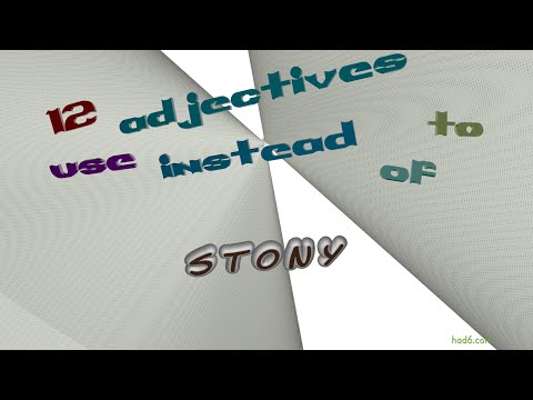stony - 15 adjectives synonym of stony (sentence examples)
