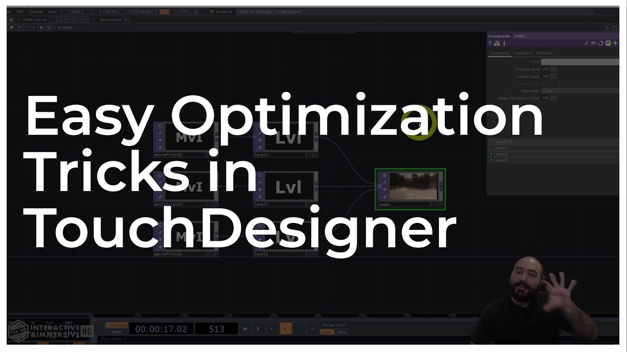 Easy Optimization Tricks in TouchDesigner - TouchDesigner Tutorial 060