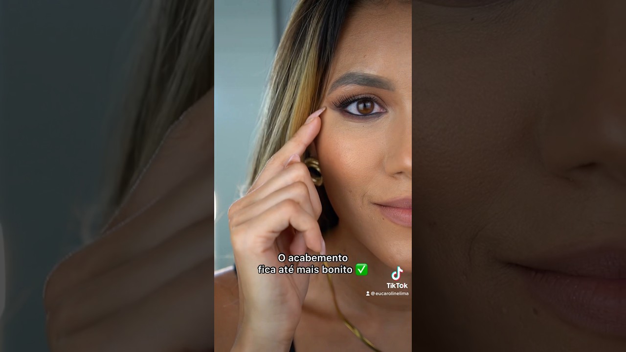 ❌Don't just use black pencil on the waterline #makeup #makeup #beginnermakeup #brazilmakeup