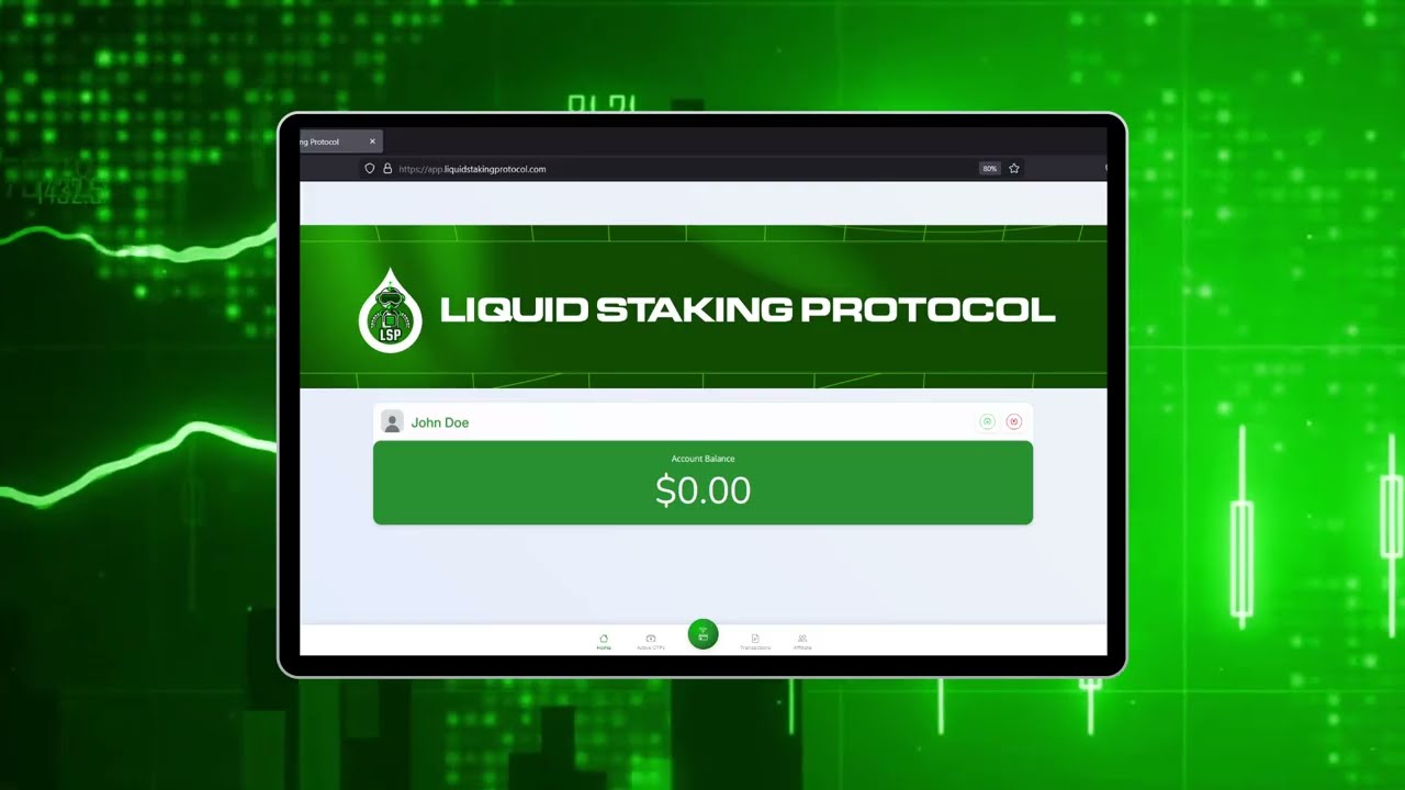 How to Create an account on Liquid Staking Protocol.