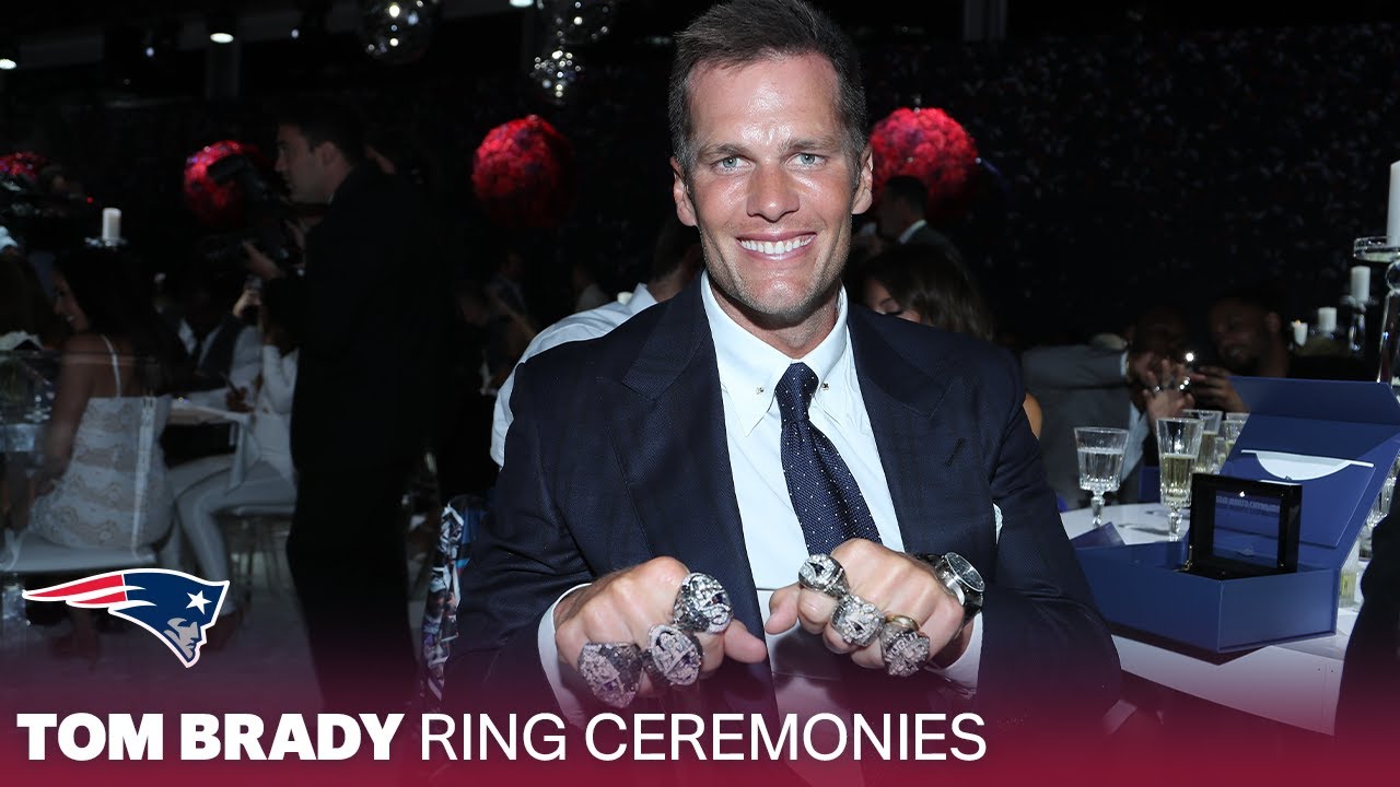 Tom Brady at Ring Ceremonies Through the Years | Patriots