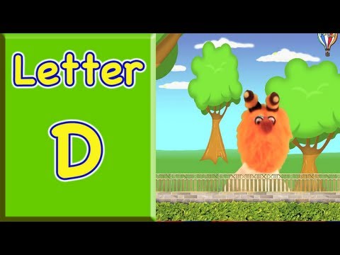 The Letter D - Learn words that begin with the letter "d" for toddlers and preschool children