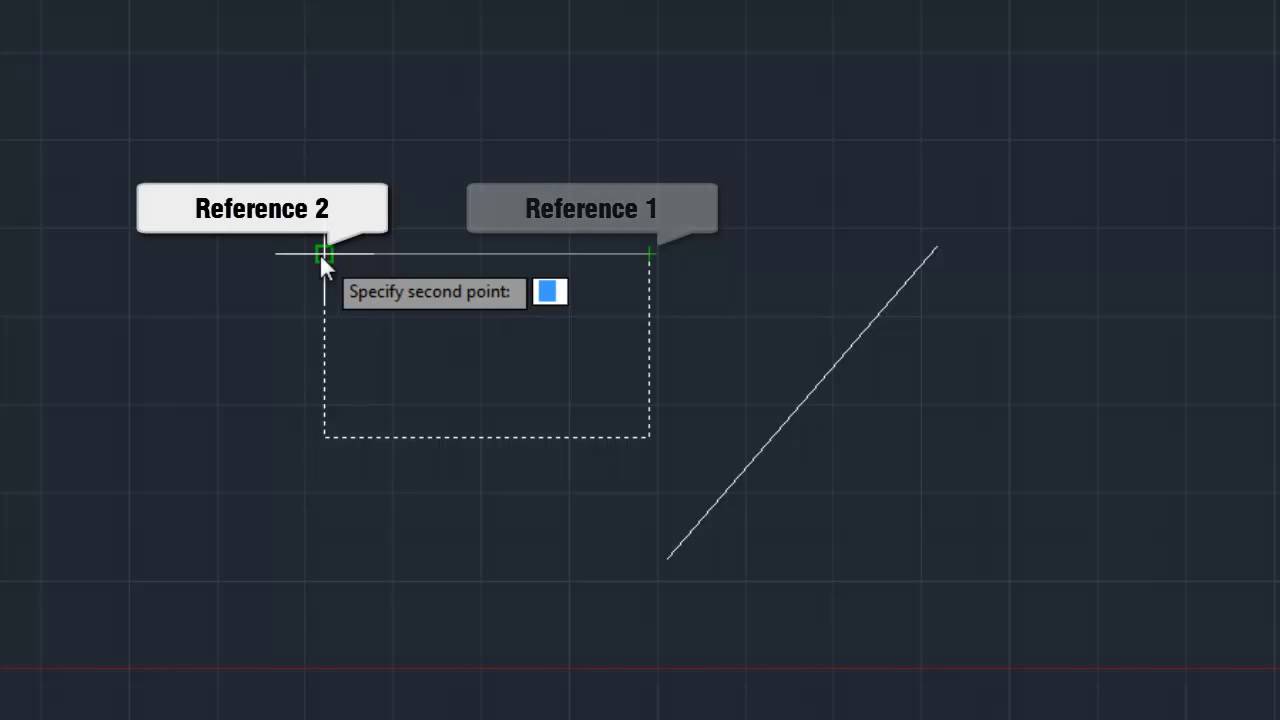 AutoCAD Rotate with Point or Angle