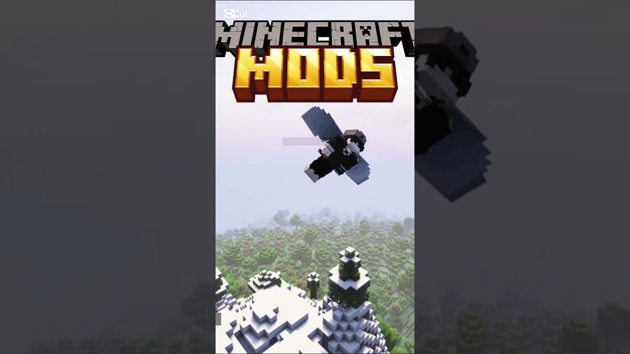 This Mod Makes Elytra 10x Better! #minecraft #mod #minecraftmods