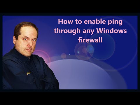 How to enable ping through any Windows firewall