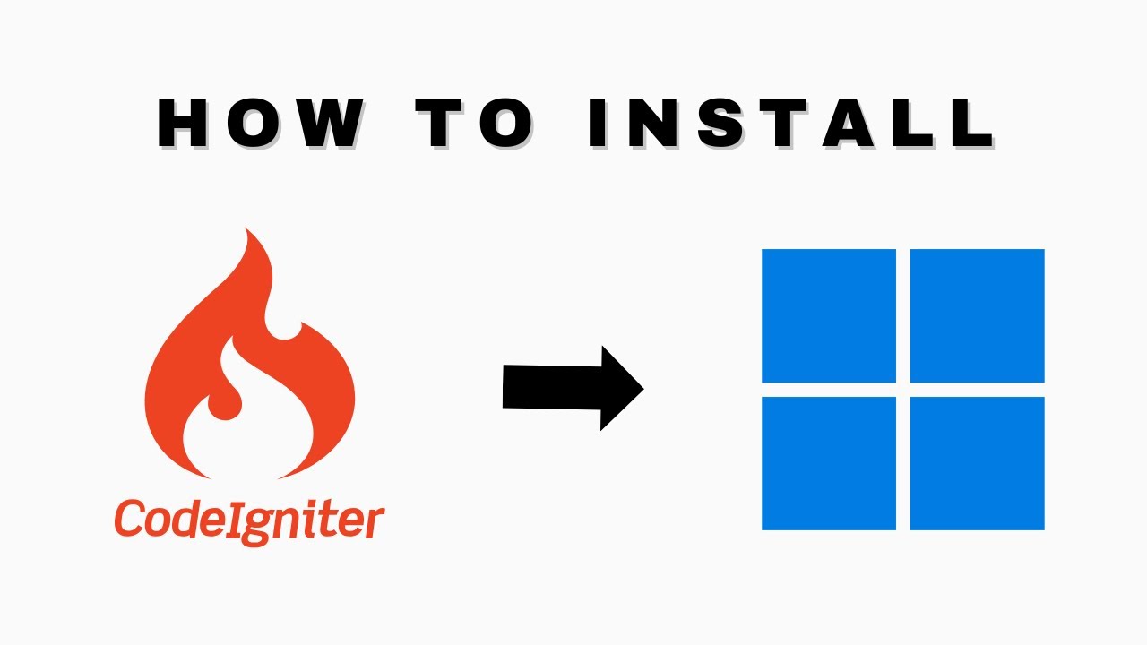 How to install CodeIgniter 4 with XAMPP server