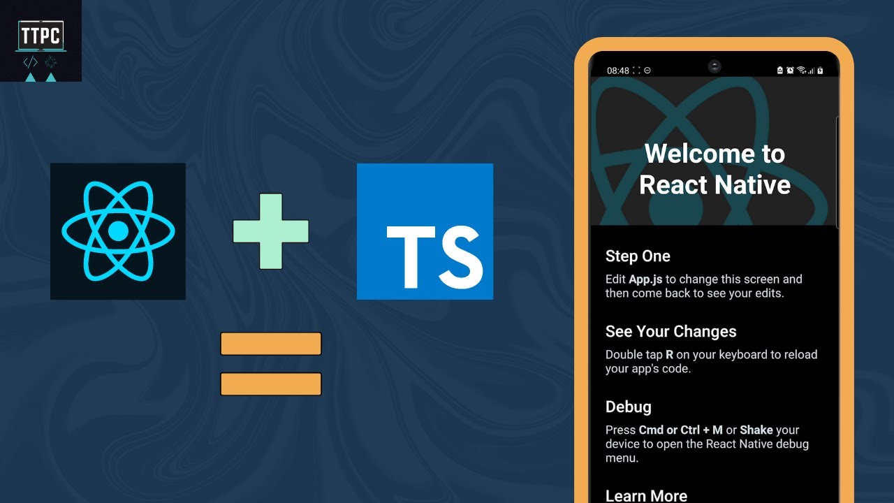 How to Setup A React Native App with TypeScript in 1 Minute