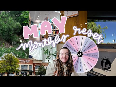 MAY MONTHLY RESET | reading wrap up, may tbr jar choose my reads, and resetting for the new month! π·