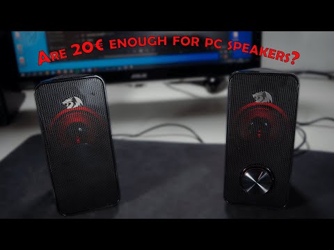 Are 20€ enough for pc speakers? Unboxing and first impressions Redragon Stentor GS500