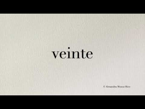 How to pronounce in Spanish 'veinte' (twenty)