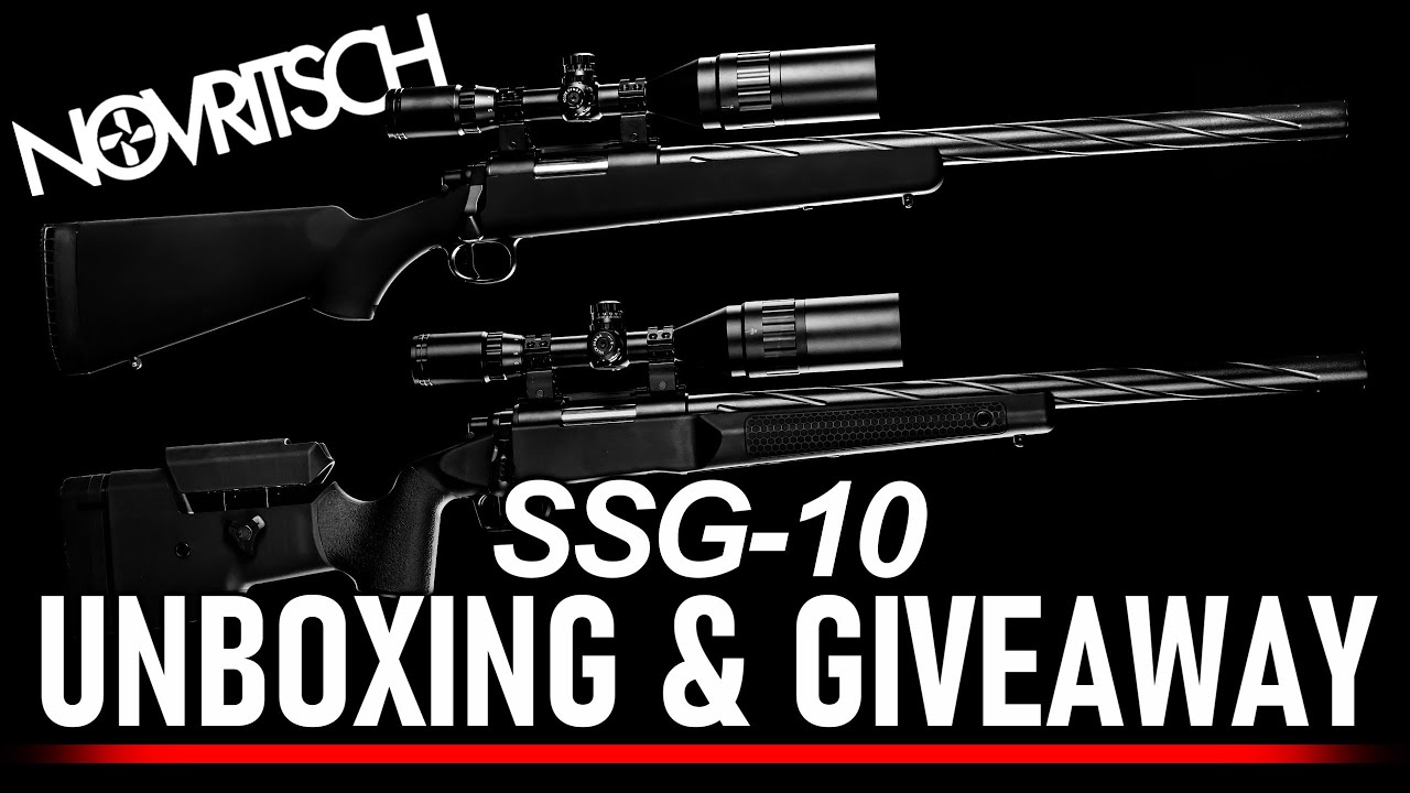 (CLOSED) Do You Want A FREE $500 Airsoft Sniper Rifle? - Novritsch SSG-10 Unboxing And Giveaway