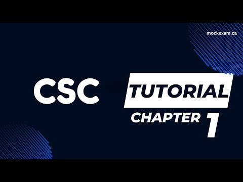 Complete tutorial of Canadian Securities Course (CSC) | Volume 1 | Chapter 1
