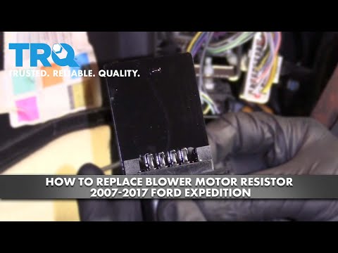How To Replace Blower Motor Resistor 2007-2017 Ford Expedition