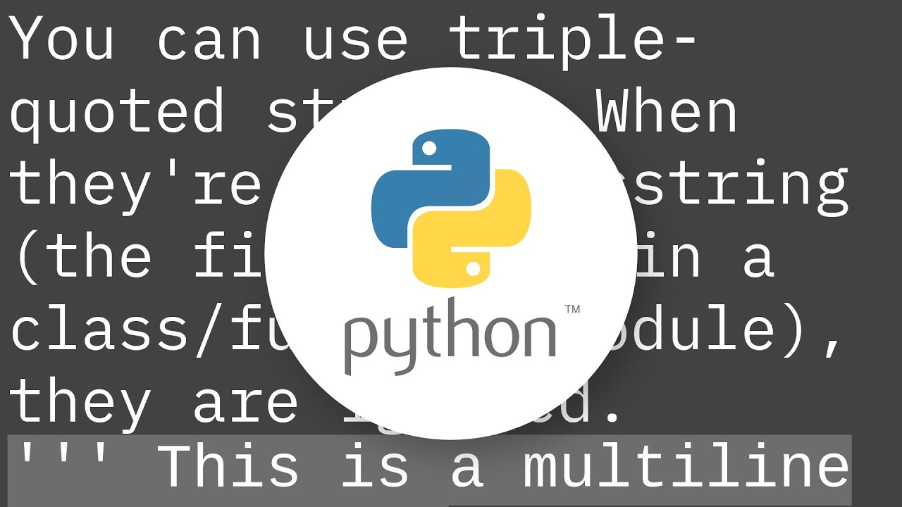 How do I create multiline comments in Python?