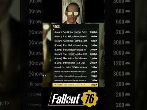 Secret Service Plan Glitch #fallout76 #gamingshorts #plans #glitch