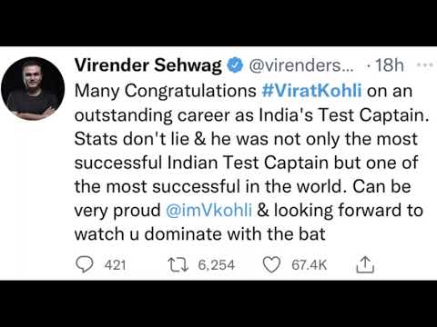 BREAKING Virat steps down from Test captaincy TWITTER REACTIONS