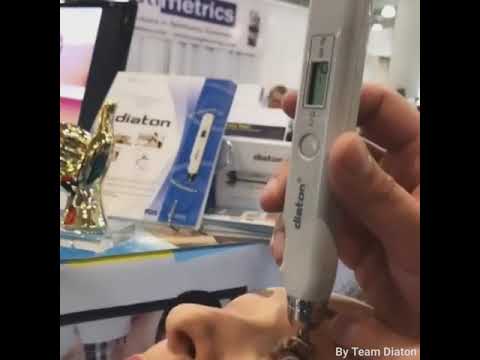 Diaton Tonometer - Demo - IOP through Eyelid & Sclera