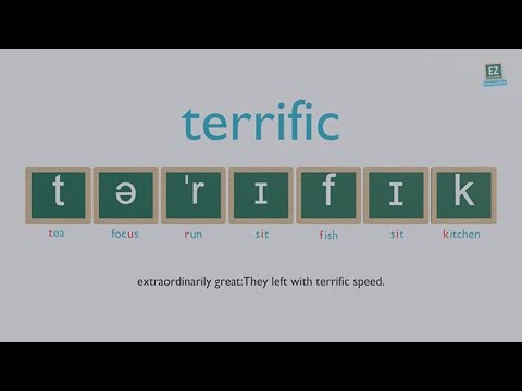 How to pronounce terrific ?