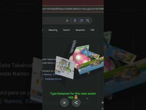 Katamari Google Easter Egg!!!