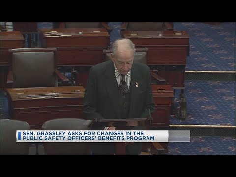 Sen. Grassley Asks For Changes In The Public Safety Officers' Benefits Program