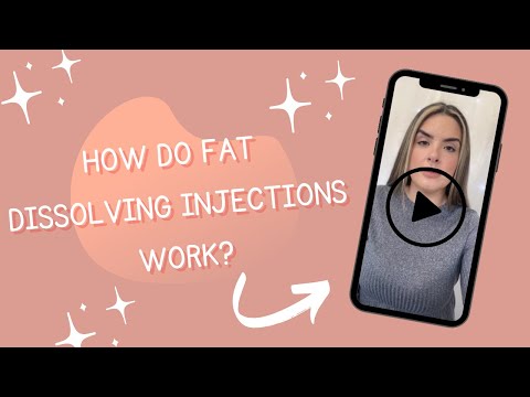 How do fat dissolving injections work?