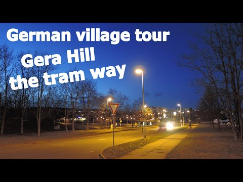 Lass uns durch die Hügel von Gera, Deutschland wandern【Deutschland12】