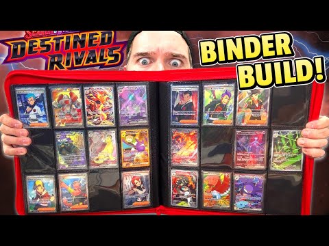 I Built My Destined Rivals Pokemon Card Binder! (DEGEN Opening)