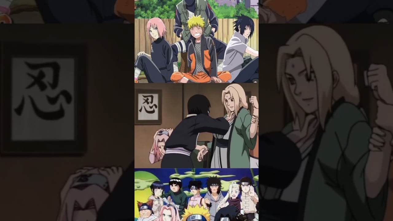 sakura and shizune touched Tsunade watermelon🍉 #naruto #anime