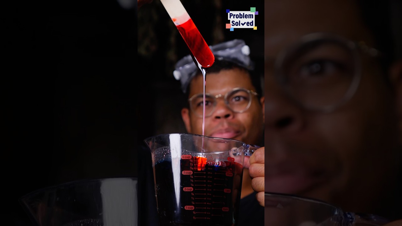 How to make edible fake blood for Halloween 💉🩸 #costume #halloween #problemsolved