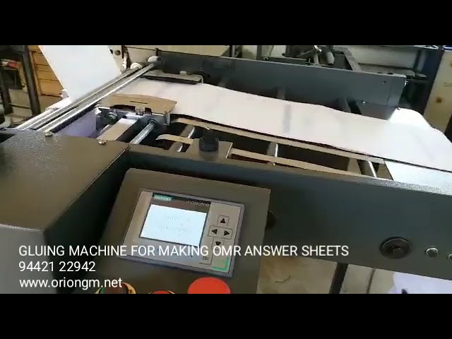Gluing Machine - Gluing Machine for Making Bank Pin Mailers ...