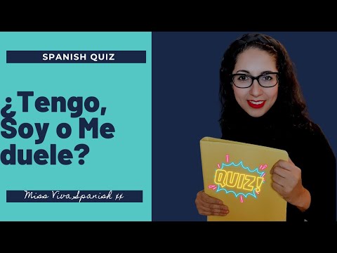 ¿Tengo, soy, estoy or me duele? Illnesses in Spanish #learnspanish