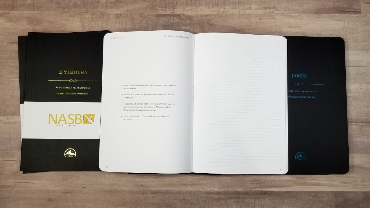 NASB Scripture Study Notebooks