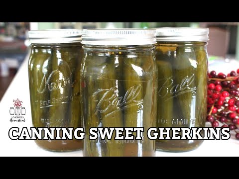 Mom's Best Sweet Gherkin Recipe | Canning Sweet Pickles